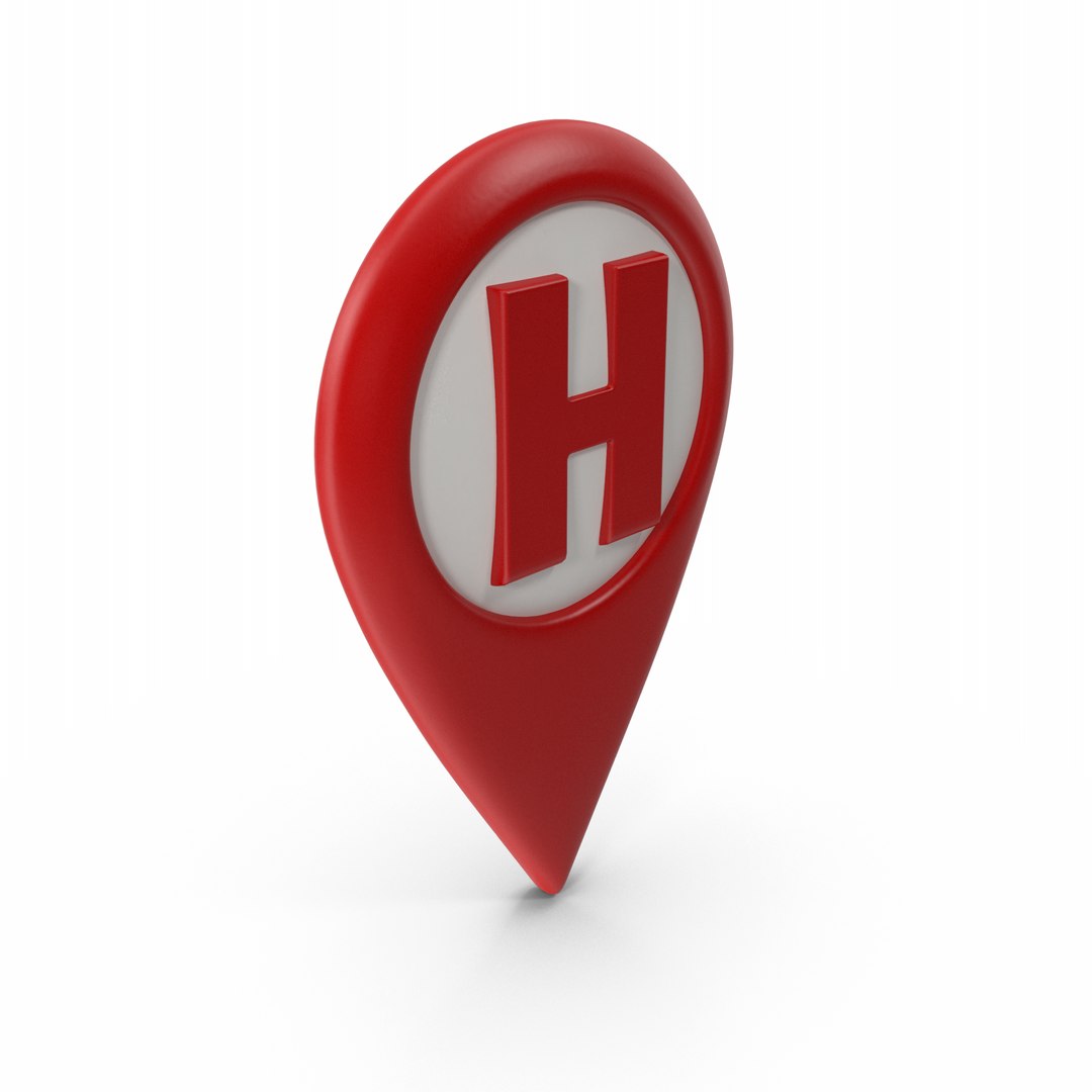 Hospital Marker - TurboSquid 2317267