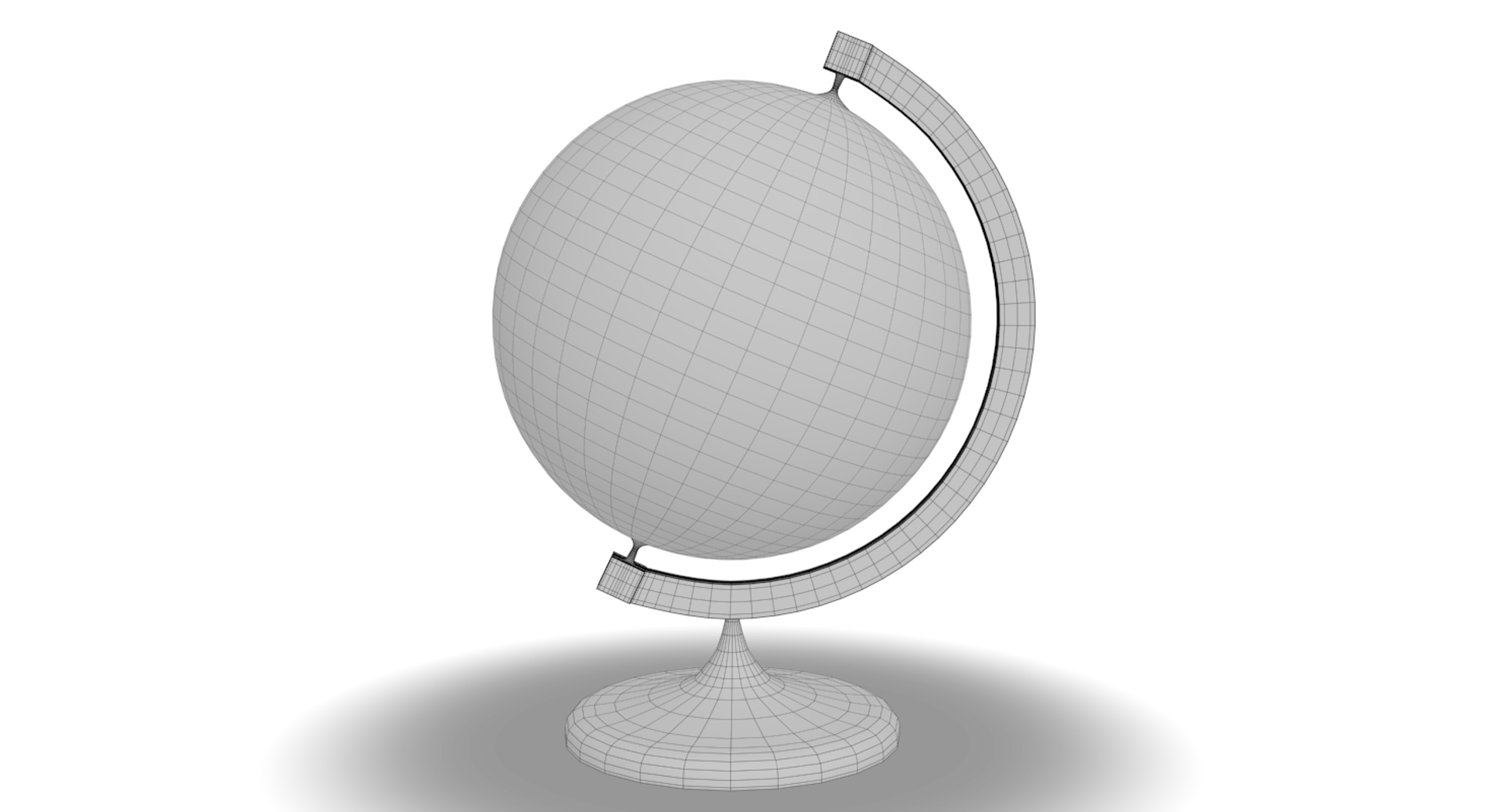 3D Old Desk Globe - TurboSquid 1282264