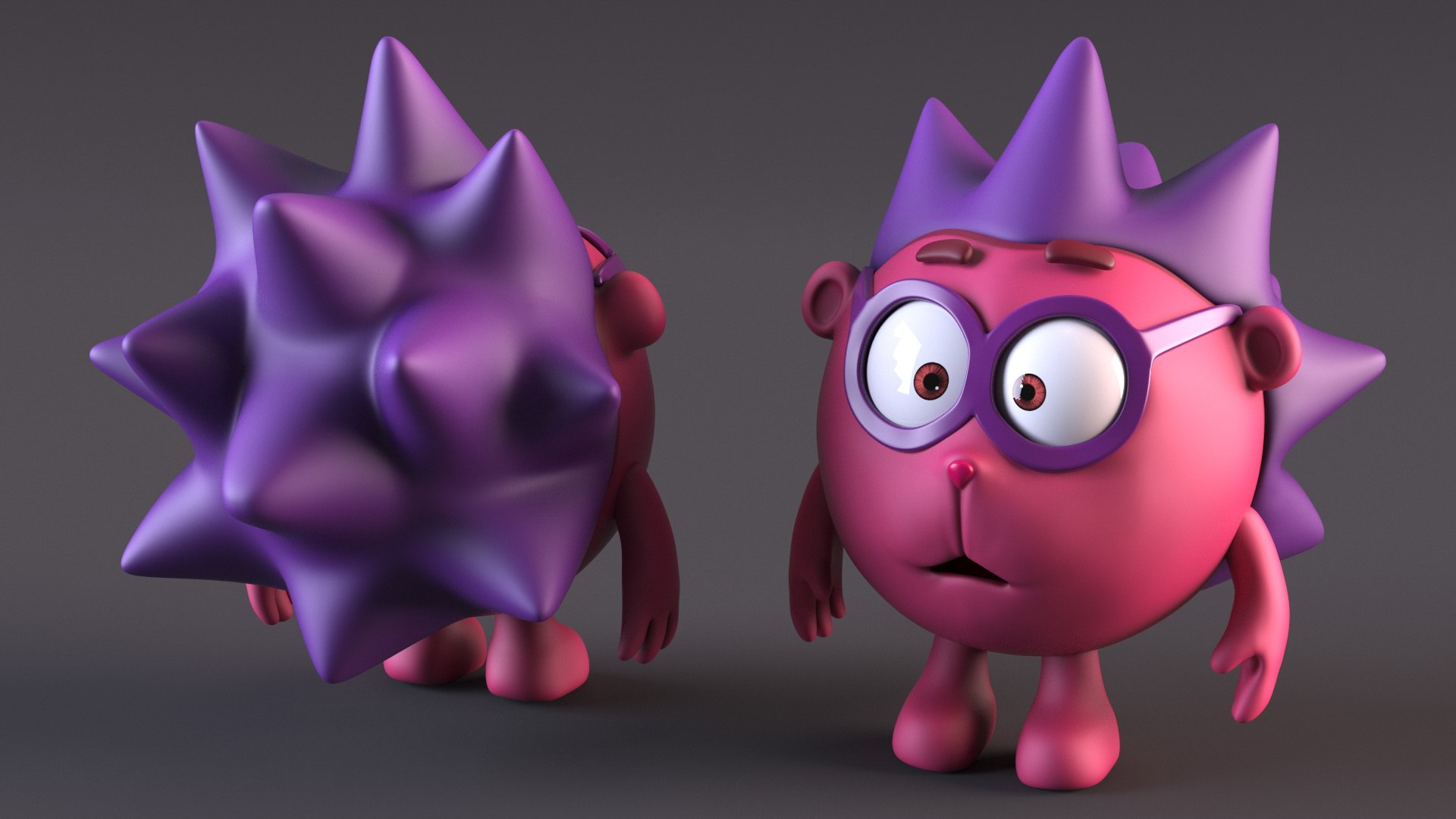 BalloonToons Chiko Character Scared Pose 3D - TurboSquid 2121879