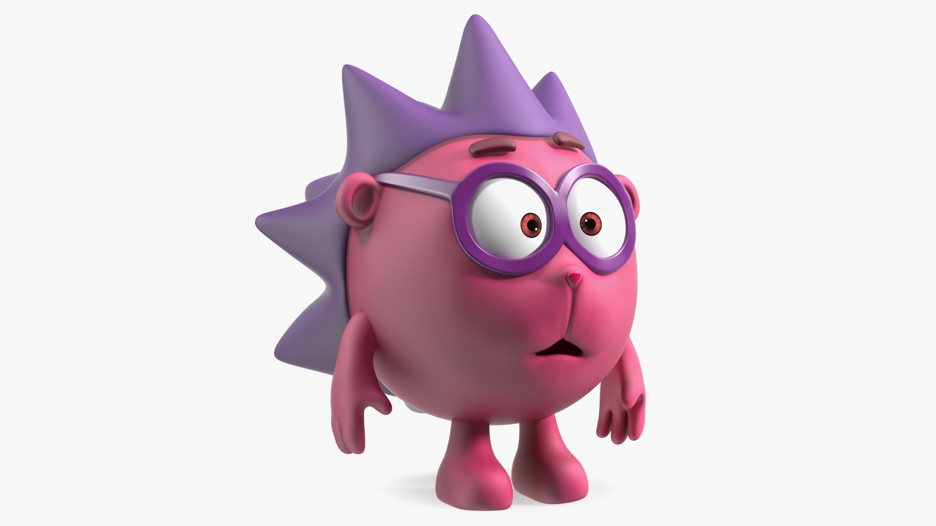 Scared Pose Cartoon