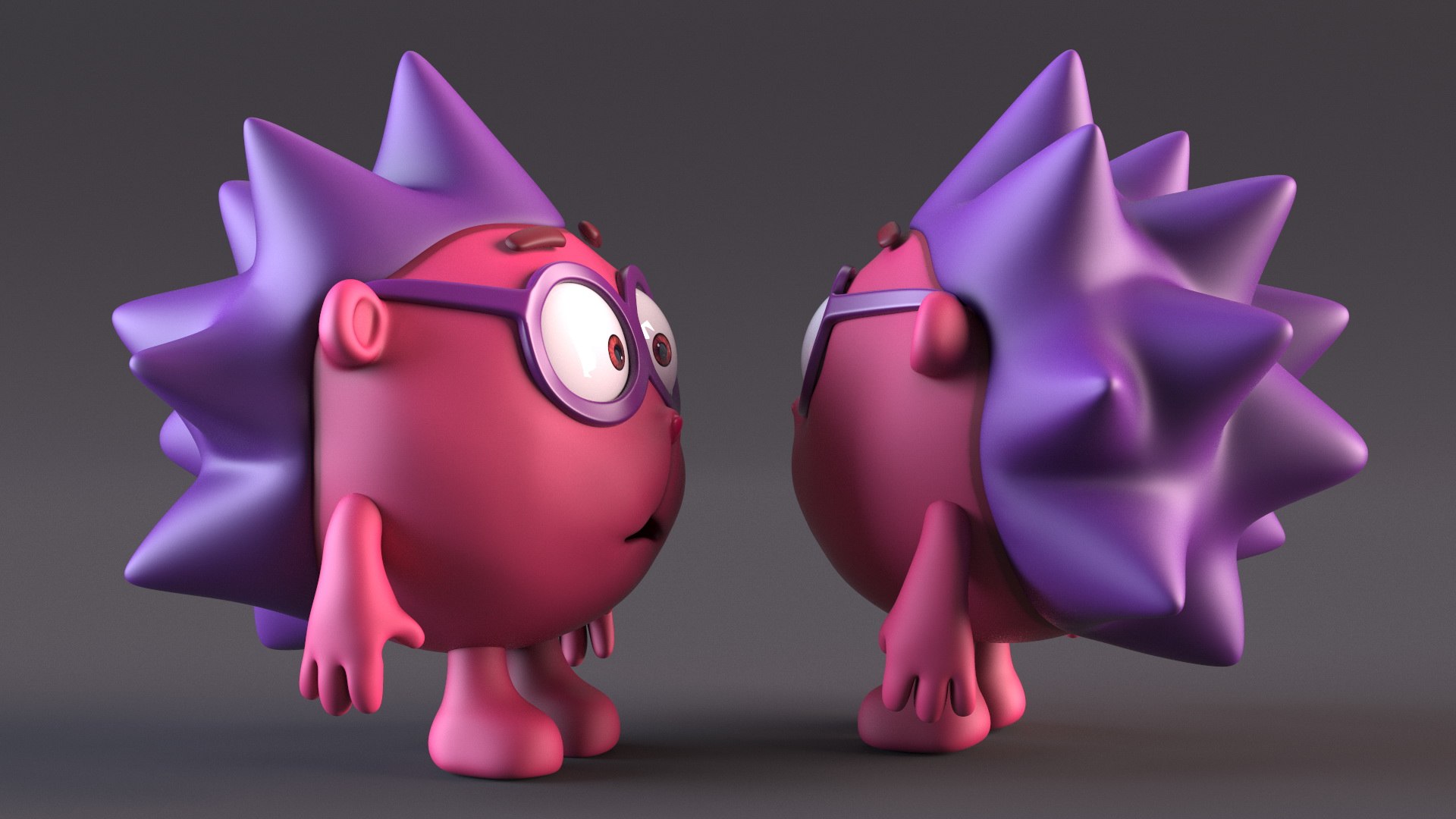 BalloonToons Chiko Character Scared Pose 3D - TurboSquid 2121879