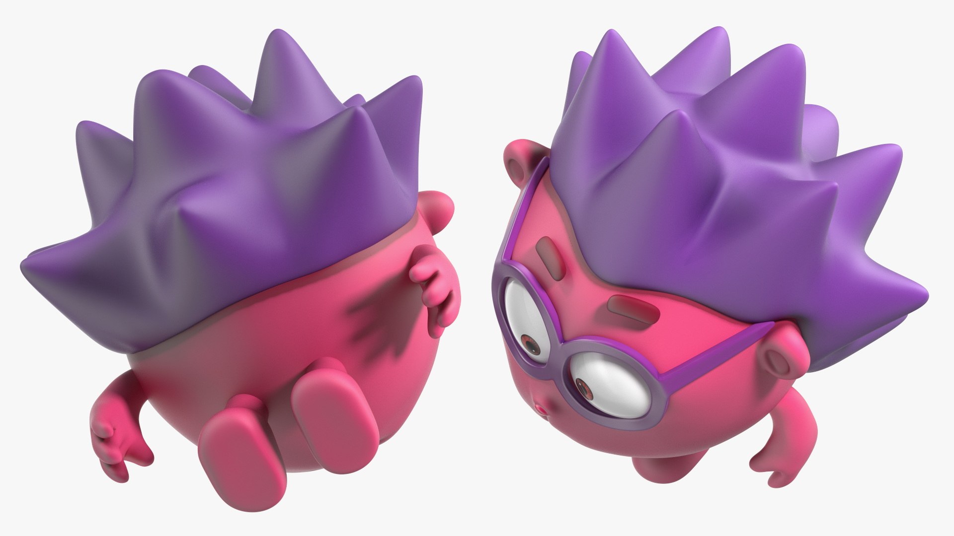 Balloontoons Chiko Character Scared Pose 3d Turbosquid 2121879