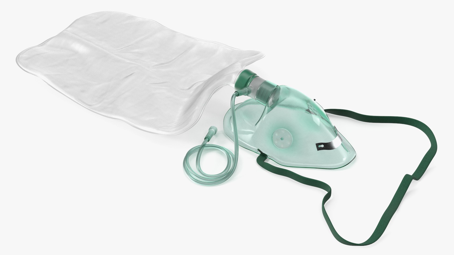 modelo 3d Máscara de suministro de oxígeno desinflada - TurboSquid 2446951