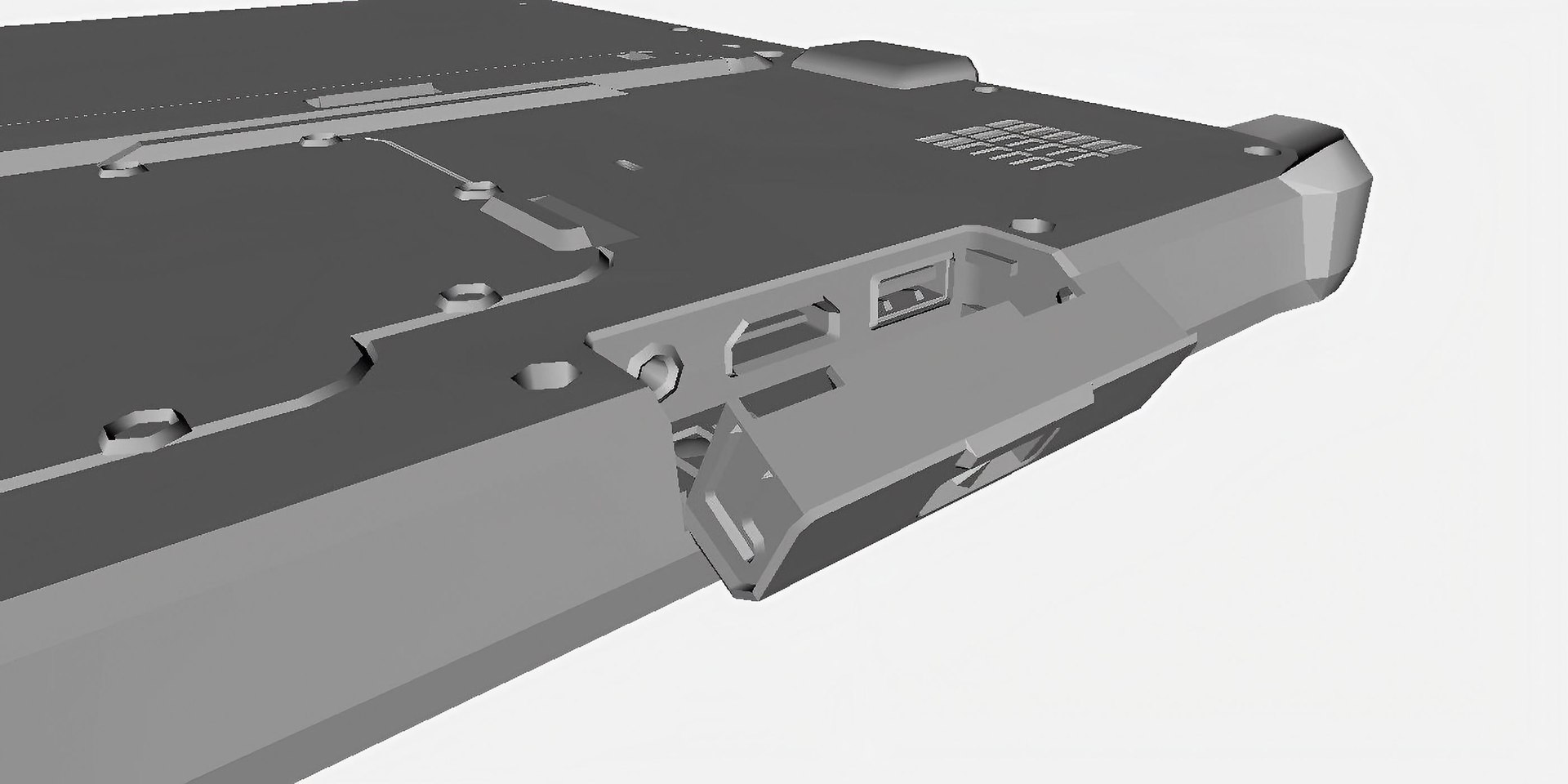 3D Getac F110 G3 Fully Rugged Tablet Low-poly - TurboSquid 1928754