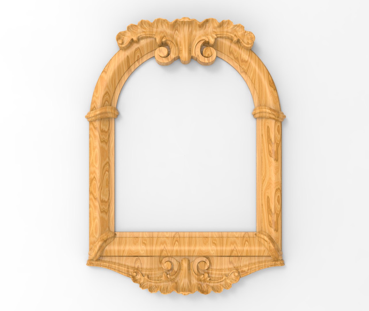Frame Acanthus Carving 3D Model - TurboSquid 1675815