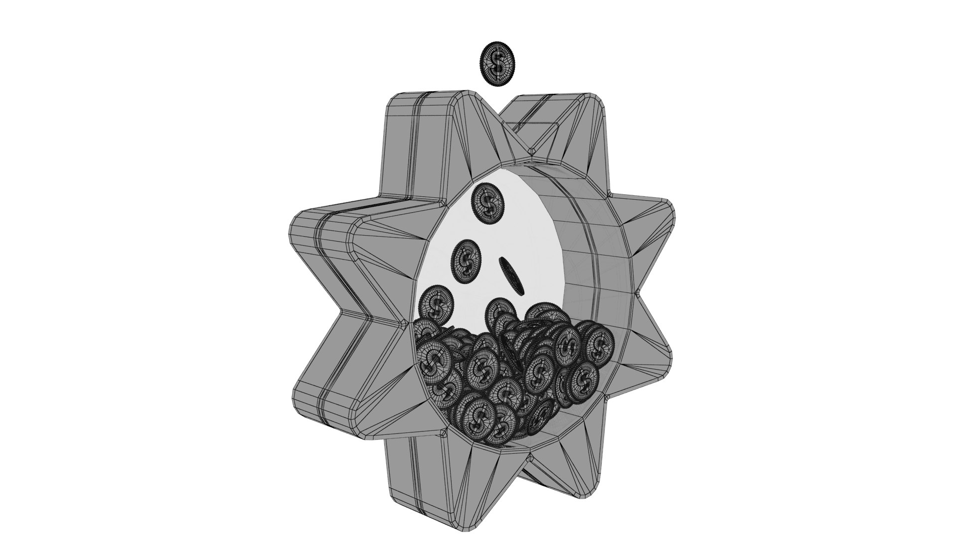 3D Coin Bank Model - TurboSquid 1936536