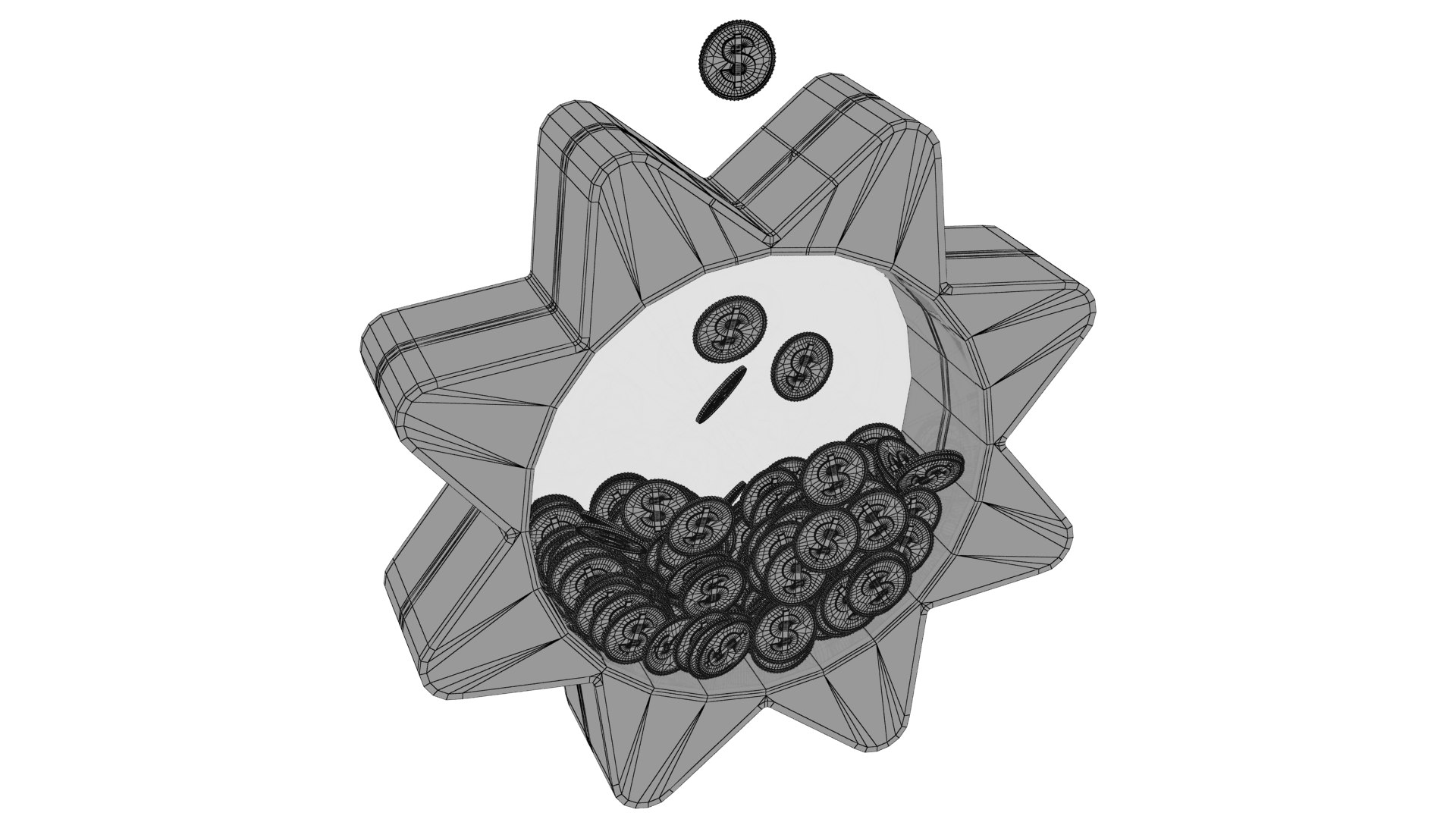 3D Coin Bank Model - TurboSquid 1936536