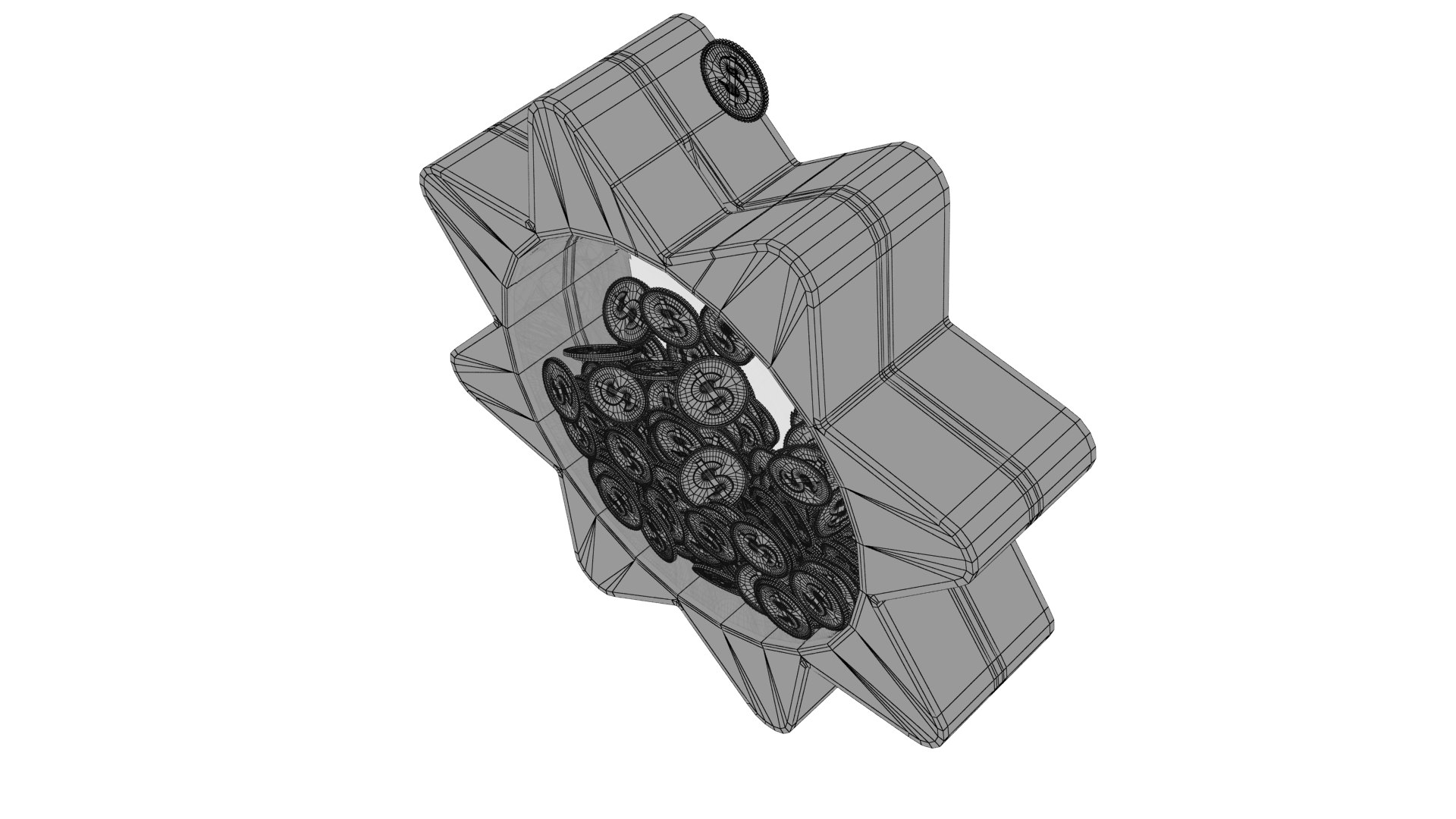 3D Coin Bank Model - TurboSquid 1936536