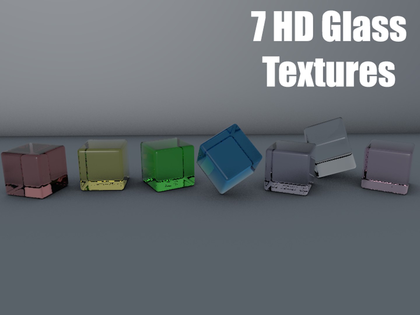 3D 7 Hd Glass Model - TurboSquid 1297354