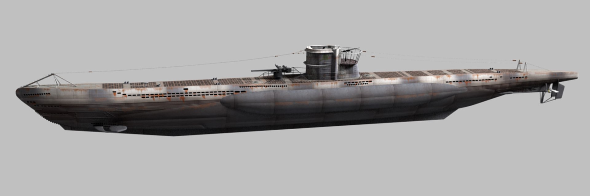 3d Obj Type Viic U-boat U-96