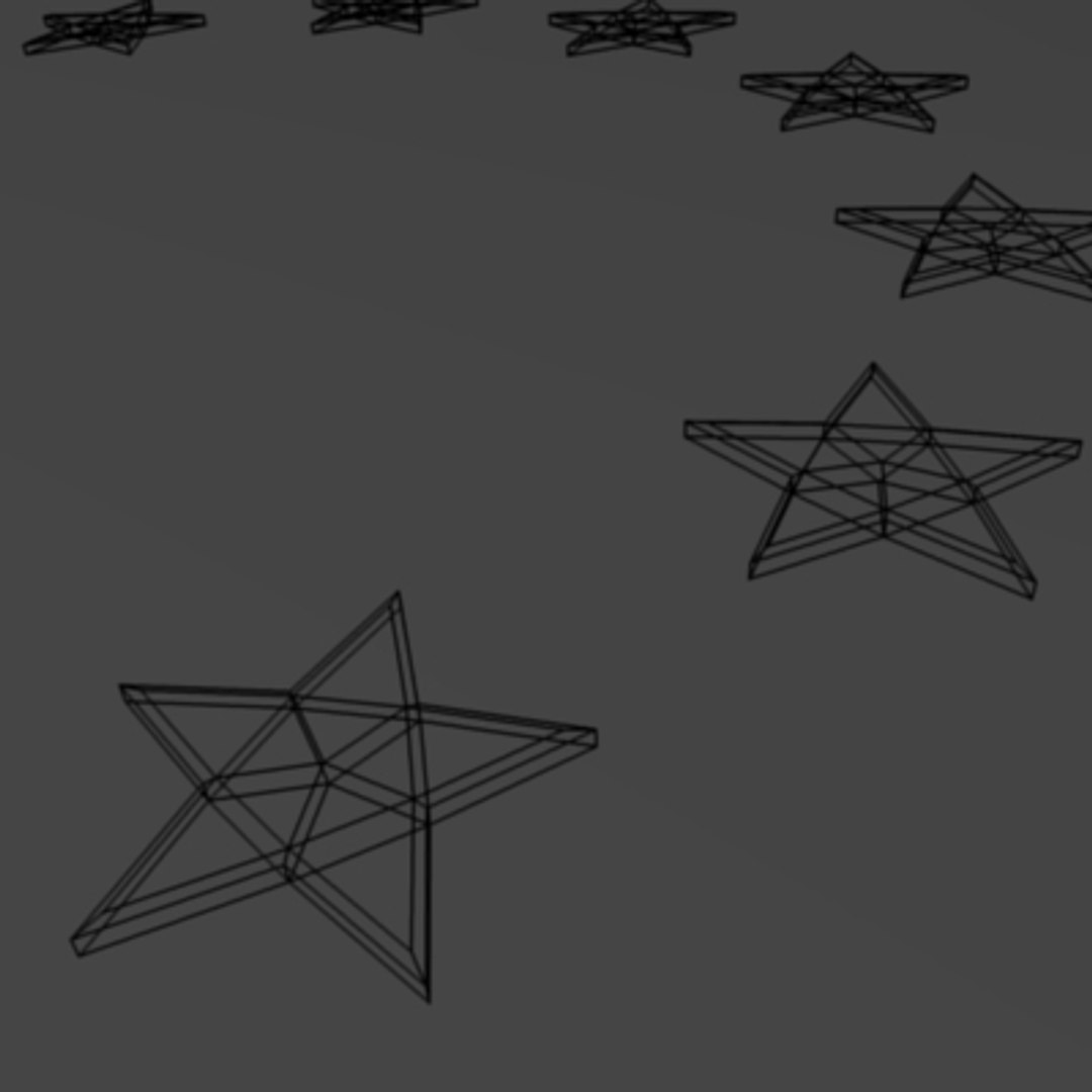 3d Eu Sign Symbol
