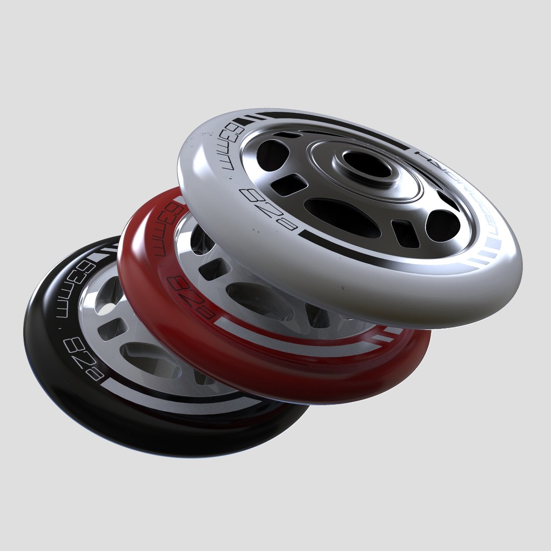 Roller Wheels 3d Model