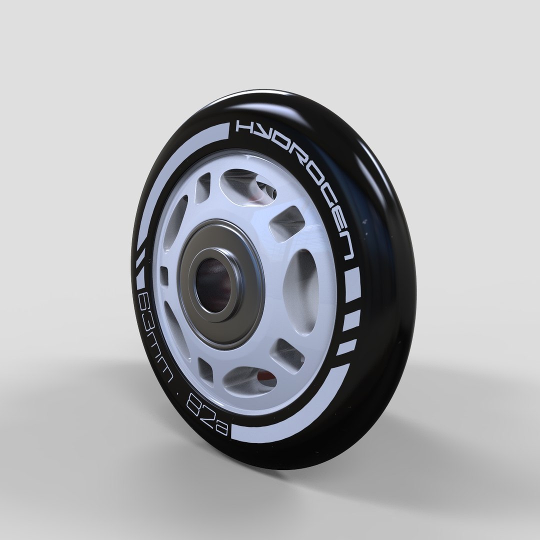 Roller Wheels 3d Model