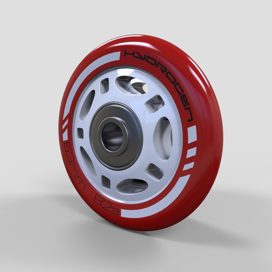 Roller Wheels 3d Model