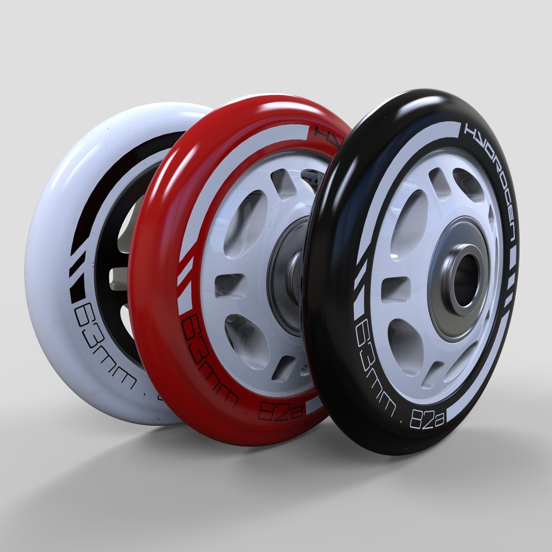 Roller Wheels 3d Model