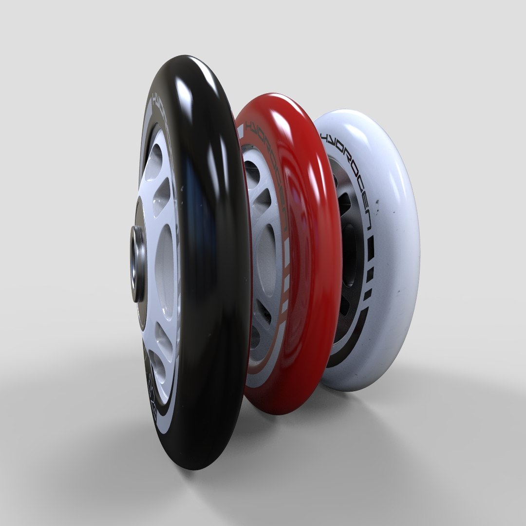 Roller Wheels 3d Model
