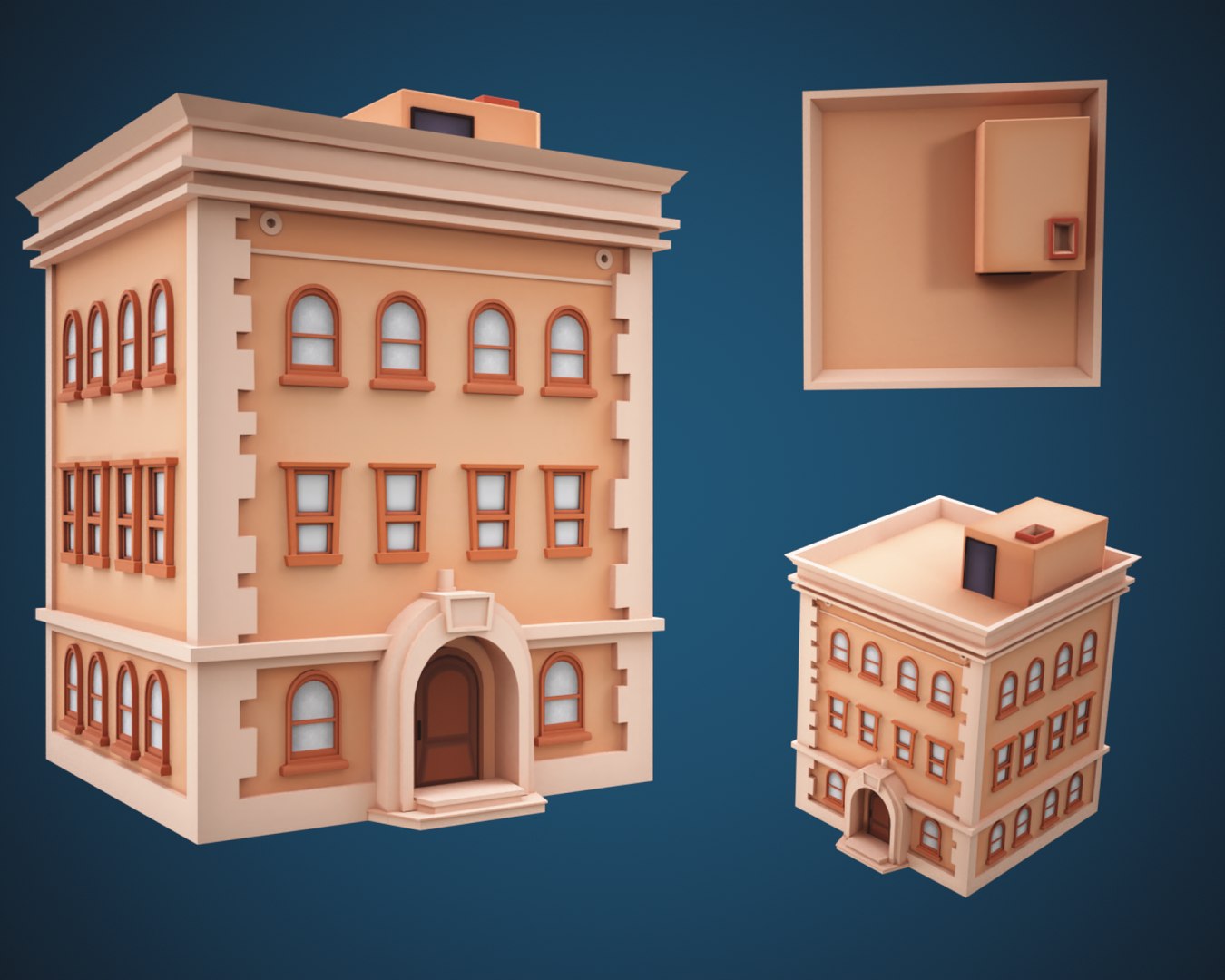 Cartoon Building Pack 3D - TurboSquid 2078531