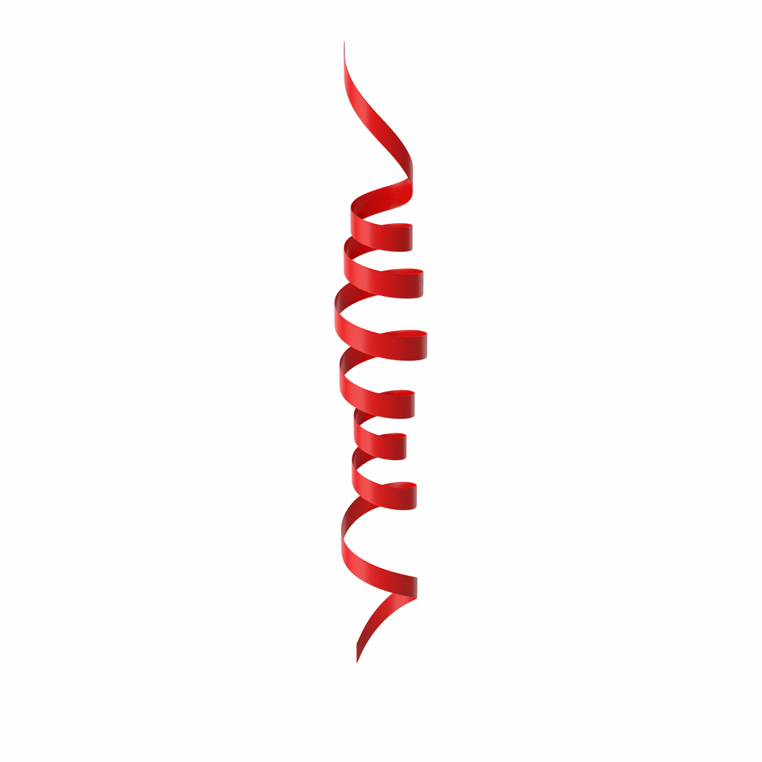 Curly Ribbons Collection 3D model - TurboSquid 2065215