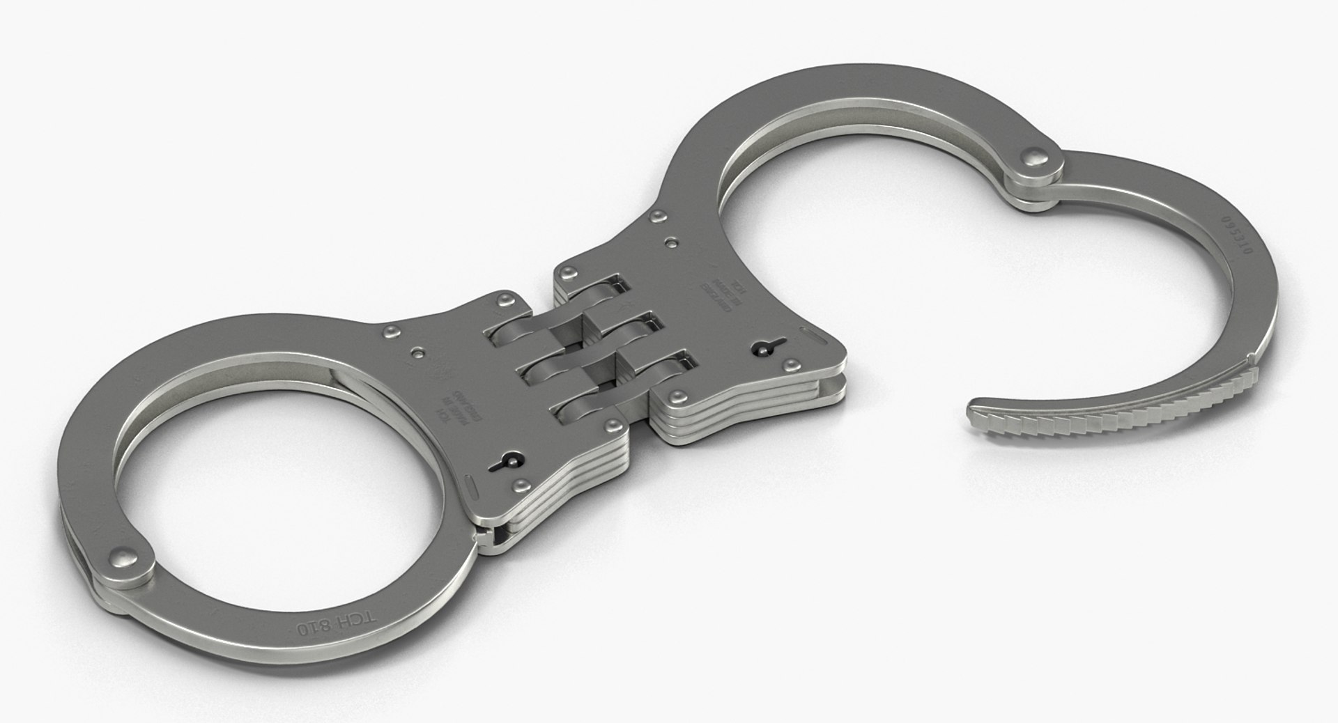 Hinged Handcuffs 3d 3ds