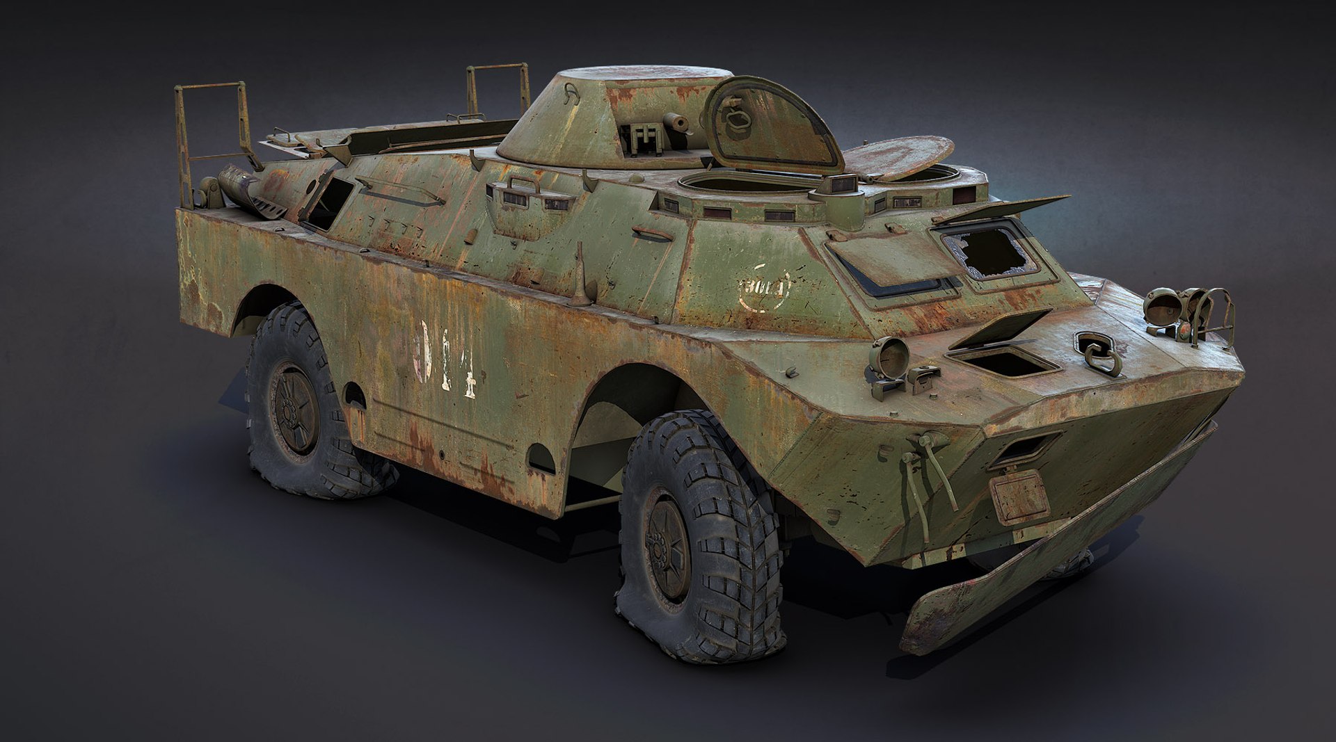 Rusty Brdm-2 Chernobyl 3D Model - TurboSquid 1419988