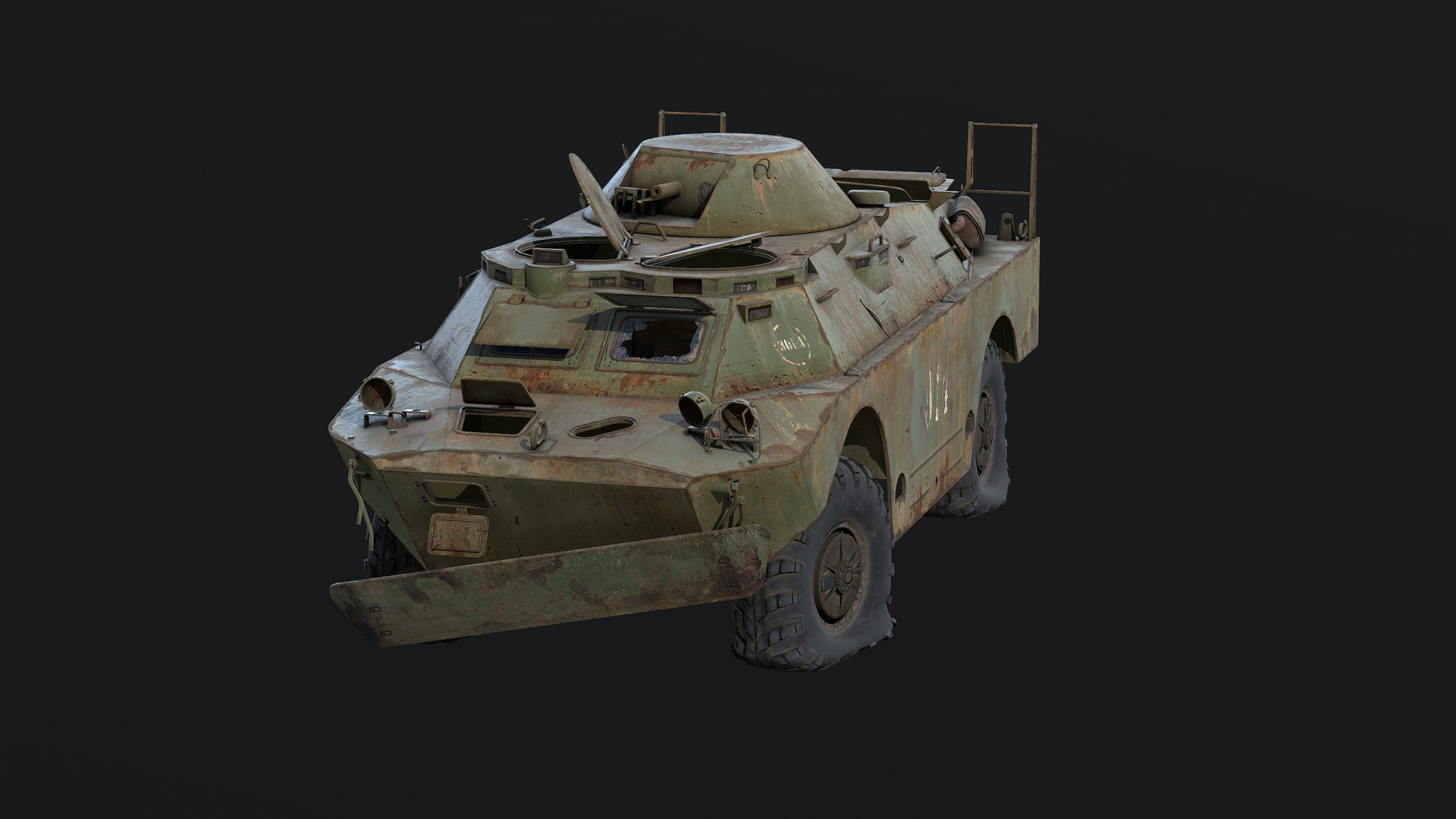 Rusty Brdm-2 Chernobyl 3D Model - TurboSquid 1419988