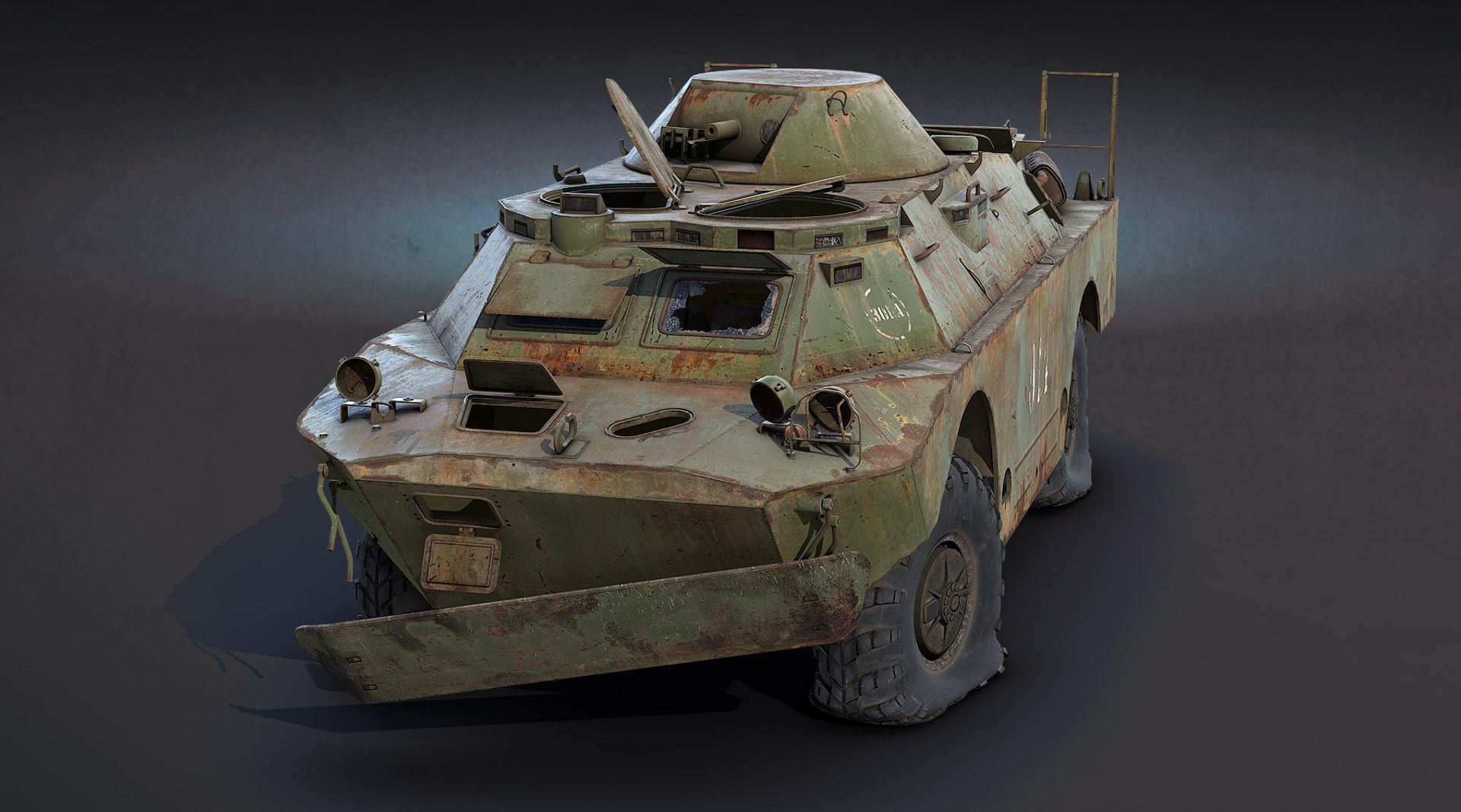 Rusty Brdm-2 Chernobyl 3D Model - TurboSquid 1419988