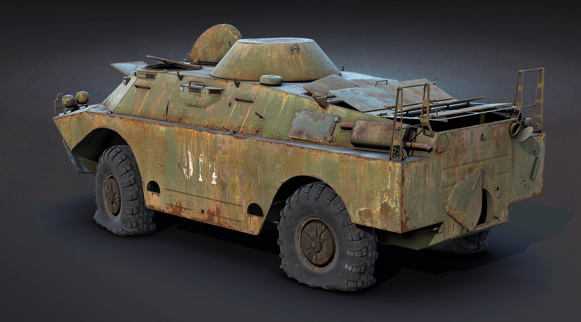 Rusty Brdm-2 Chernobyl 3D Model - TurboSquid 1419988
