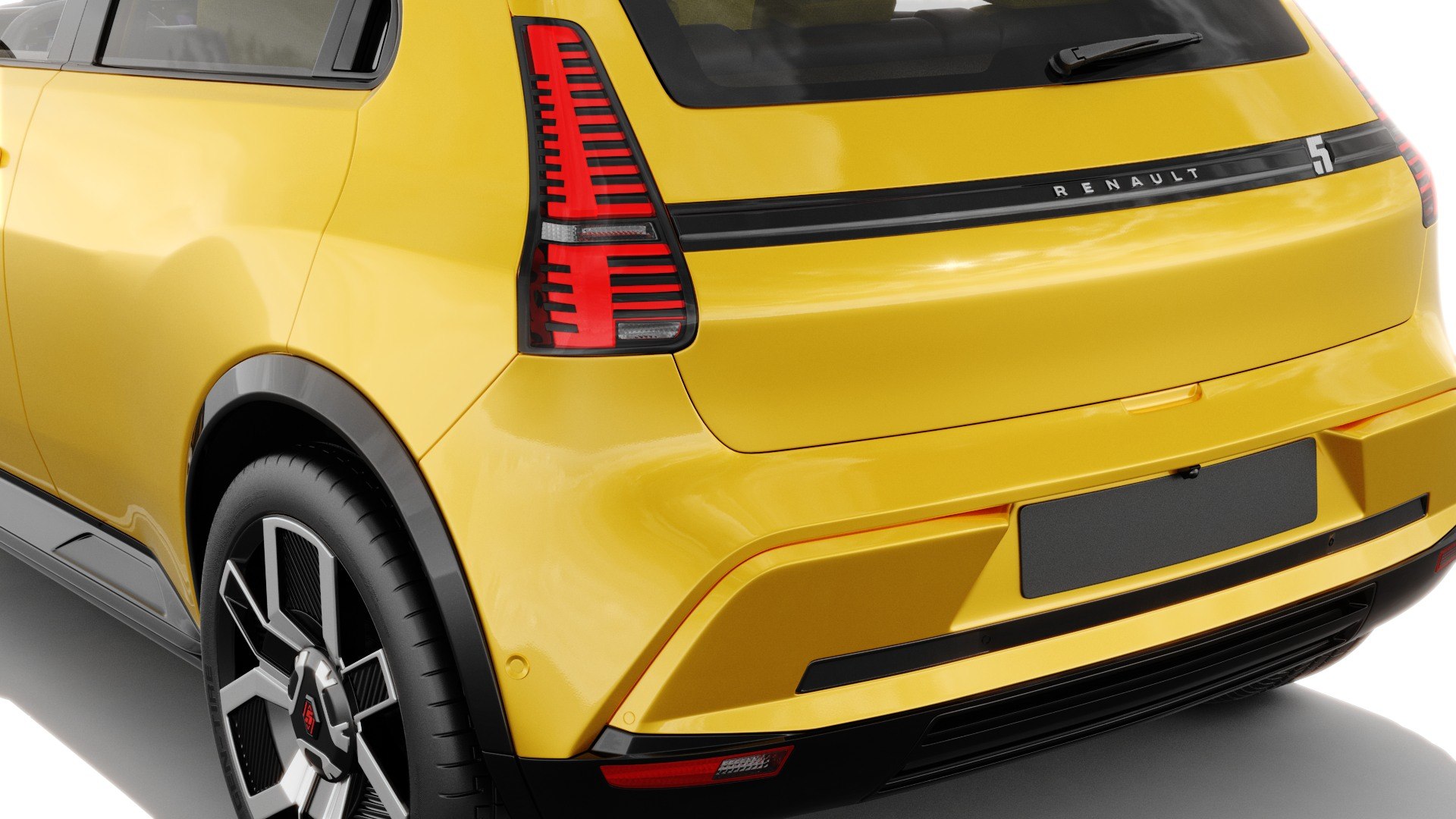 Renault 5 E-Tech 2025 With Interior 3D - TurboSquid 2209227