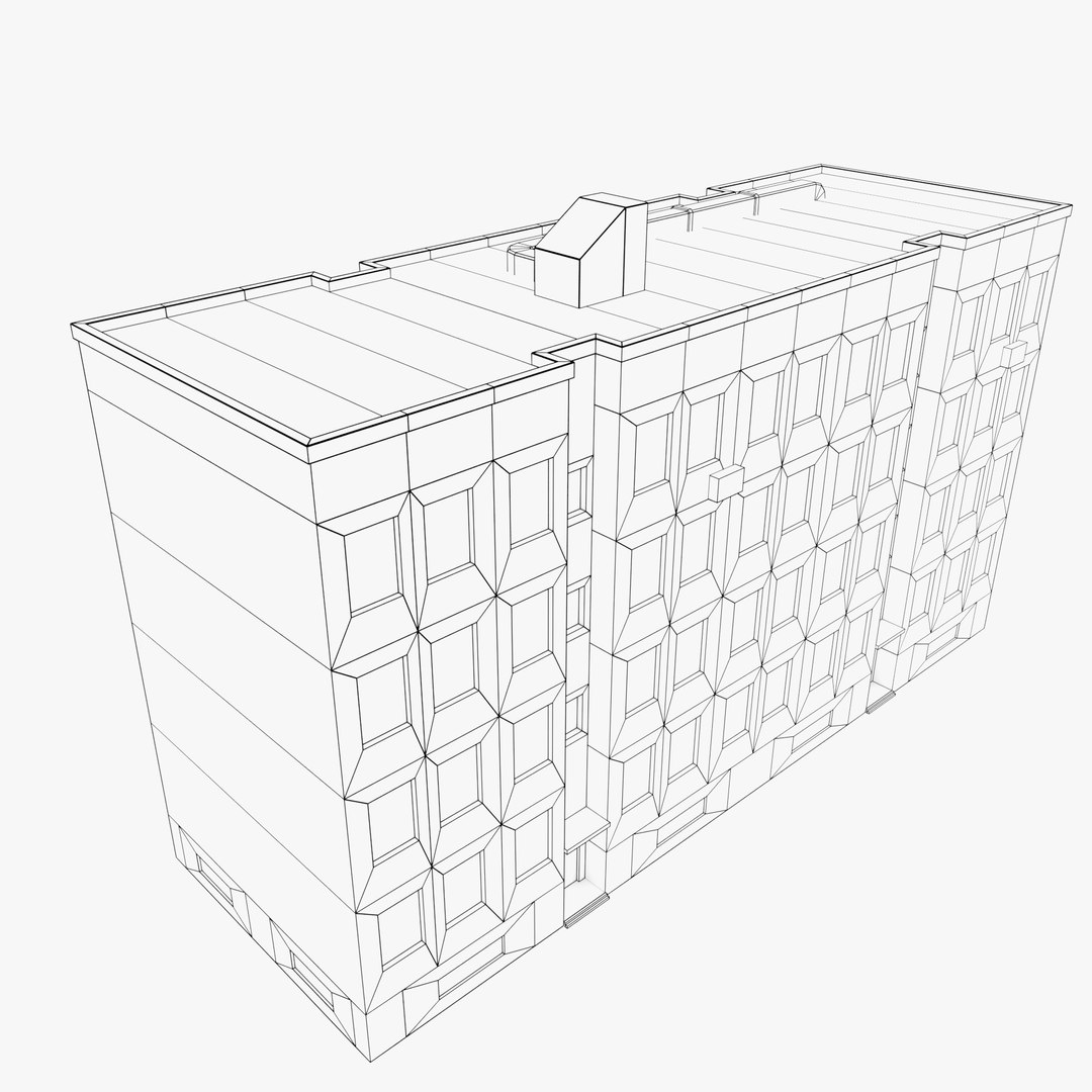 Panelbuilding - Plattenbau Ddr 3D Model - TurboSquid 1426721