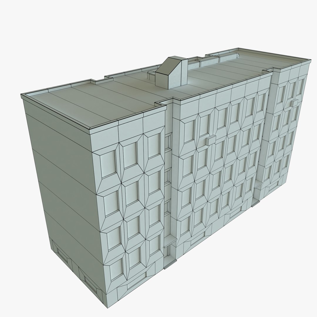 Panelbuilding - Plattenbau Ddr 3D Model - TurboSquid 1426721