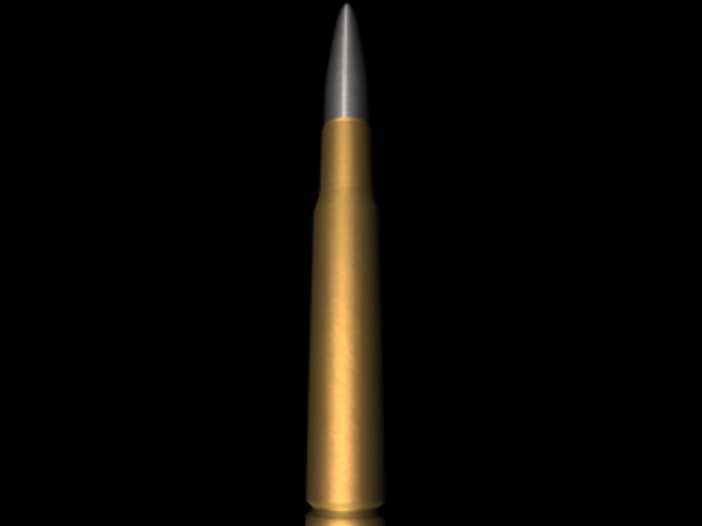 3d Bullet Casing Hd Lighting Model