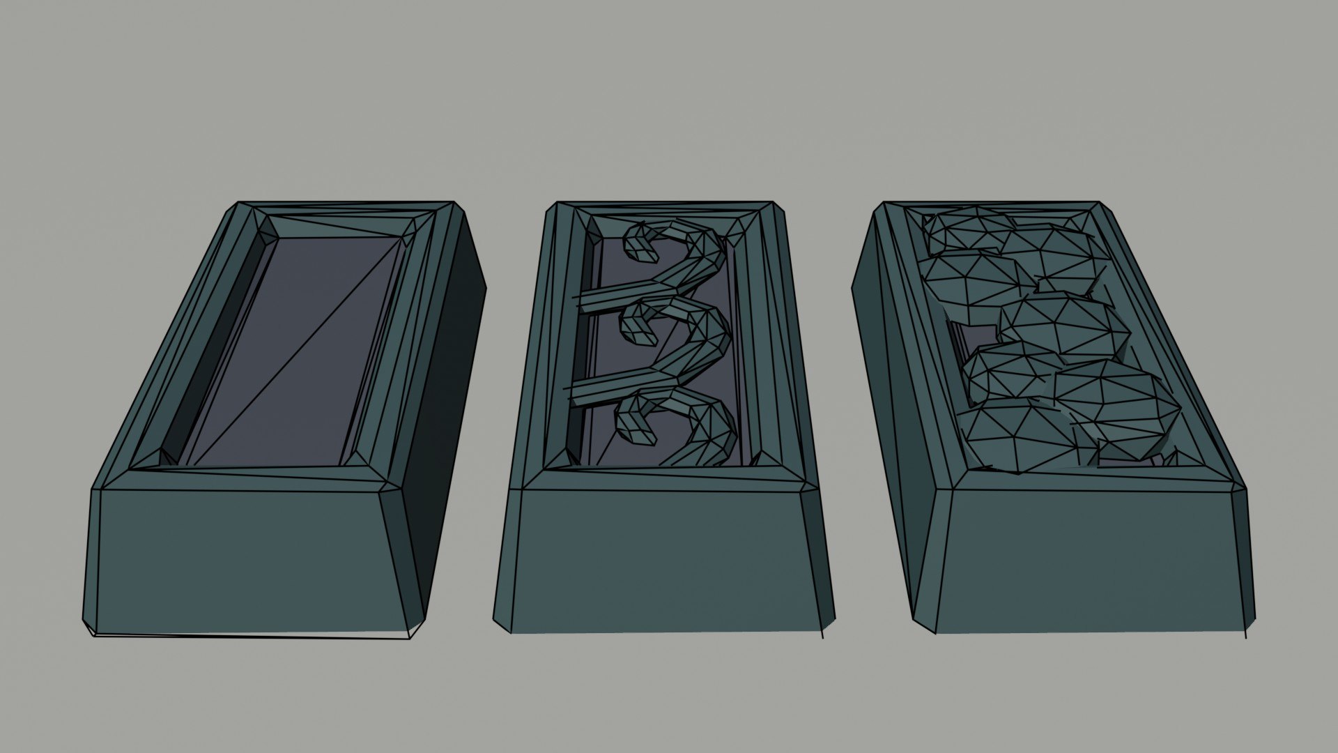 3D model Low-poly Cartoon fantasy ingots kit Polygonal - TurboSquid 2019007