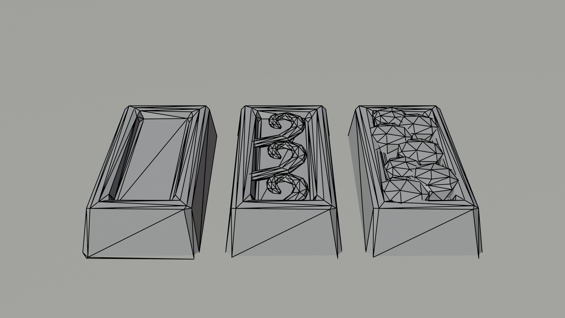 3D Model Low-poly Cartoon Fantasy Ingots Kit Polygonal - TurboSquid 2019007