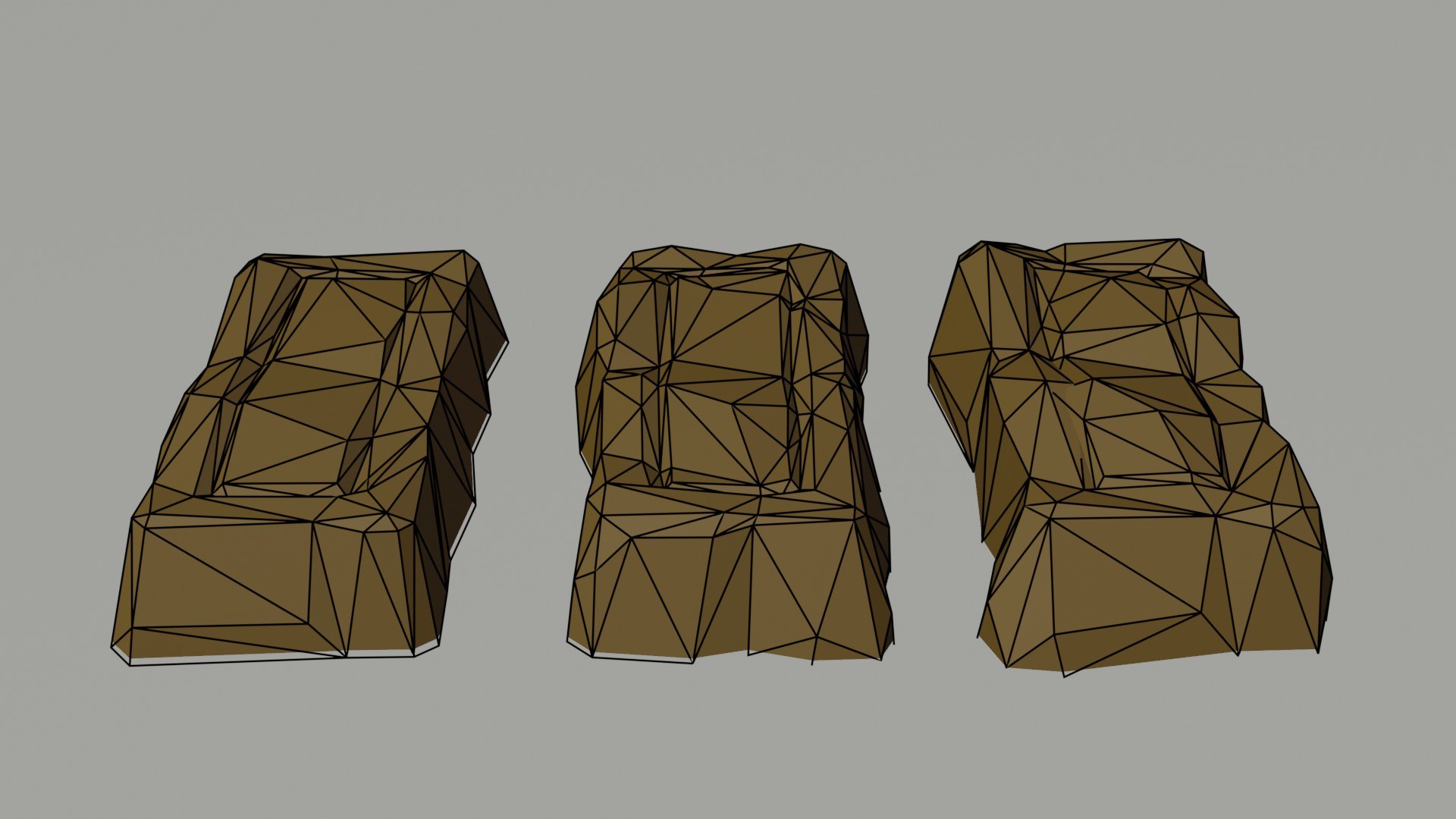 3D model Low-poly Cartoon fantasy ingots kit Polygonal - TurboSquid 2019007