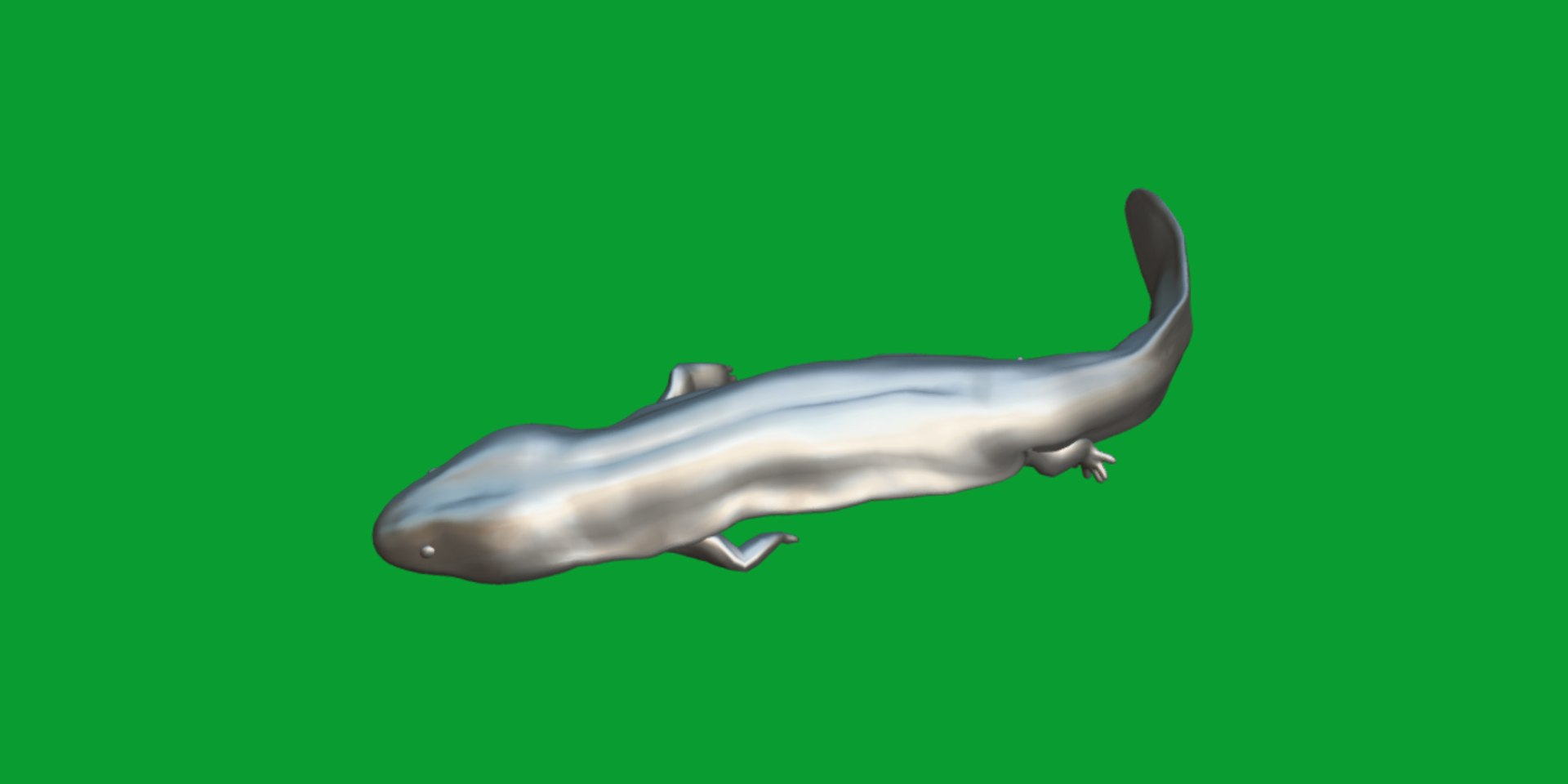 Hellbender Salamander 3D Model - TurboSquid 2377099