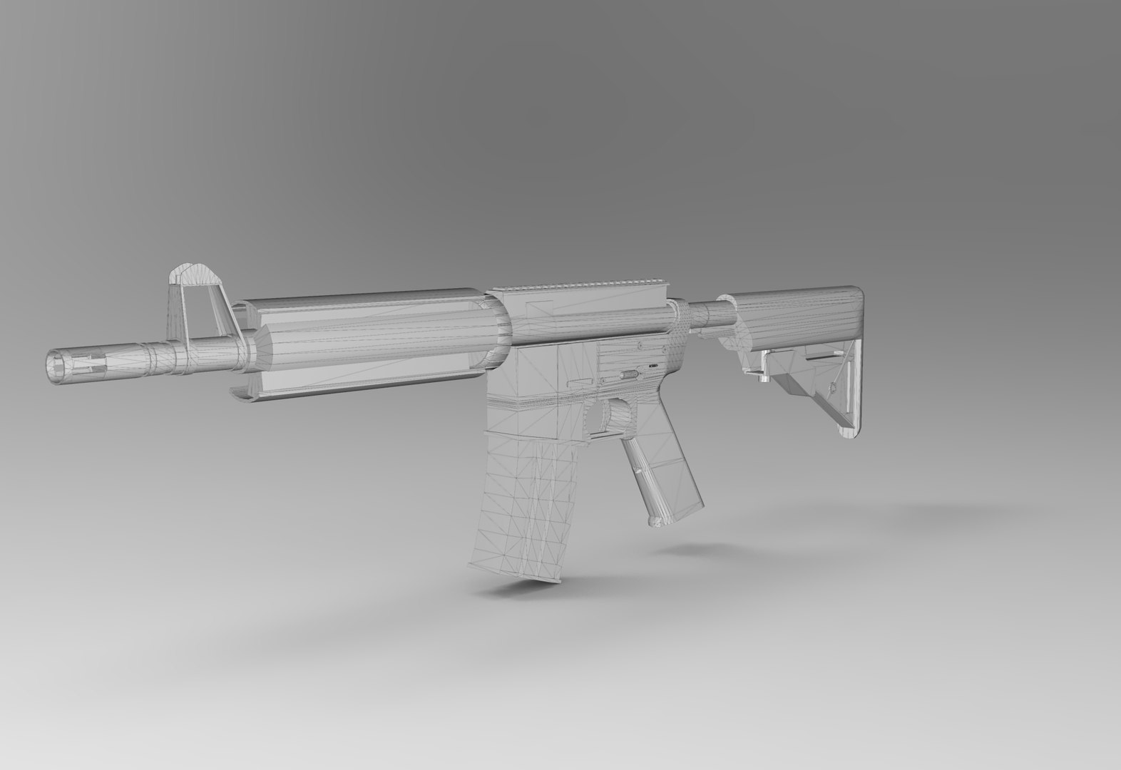 Rifle M4a4 3D Model - TurboSquid 1517671