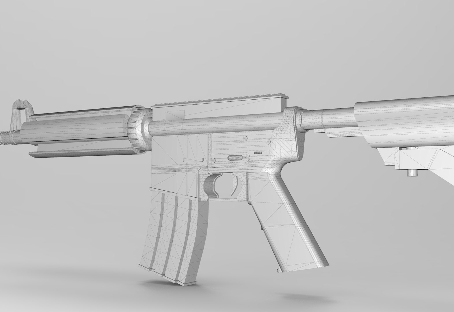 Rifle M4a4 3D Model - TurboSquid 1517671