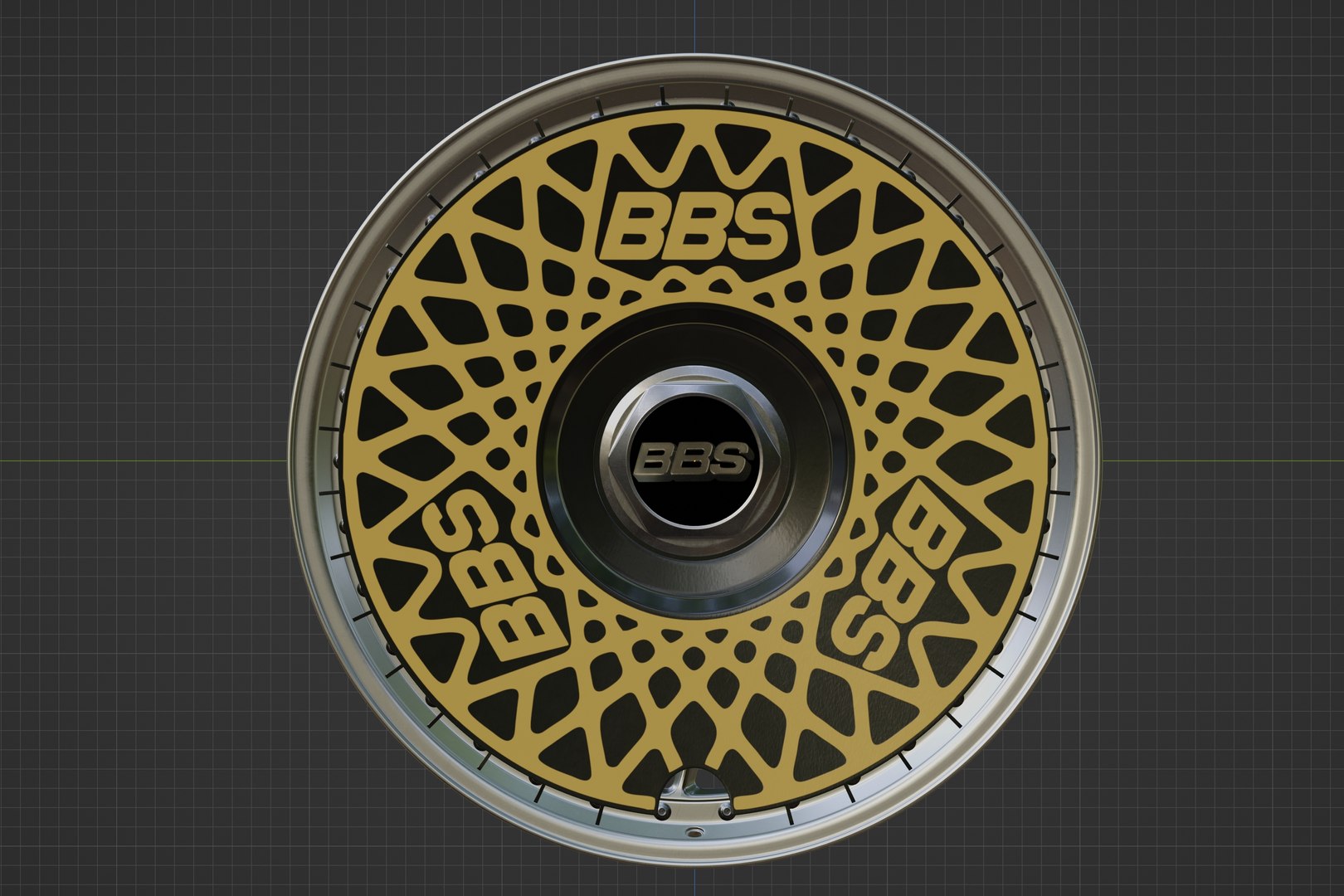 3D BBS RS Turbofan Car wheel - TurboSquid 1845707