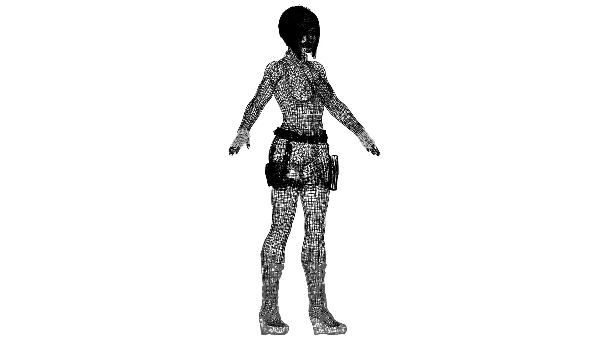 Asian Female Spy - Tactical Agent 3D Model - TurboSquid 2524811