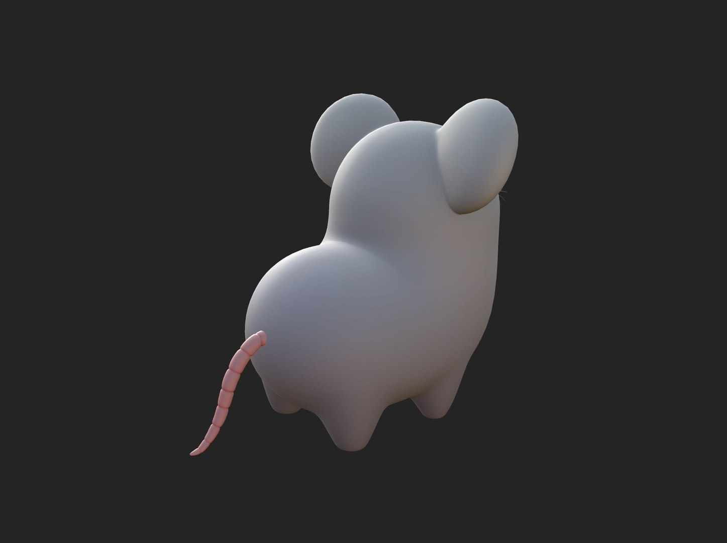 White Rat Character 3D Model - TurboSquid 2324082