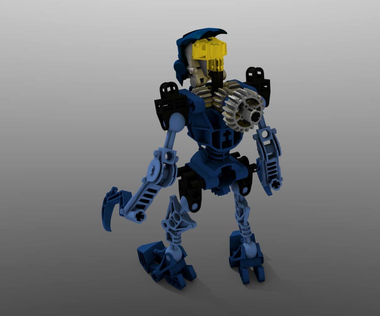 3d Lego Bionicle Gali - Model