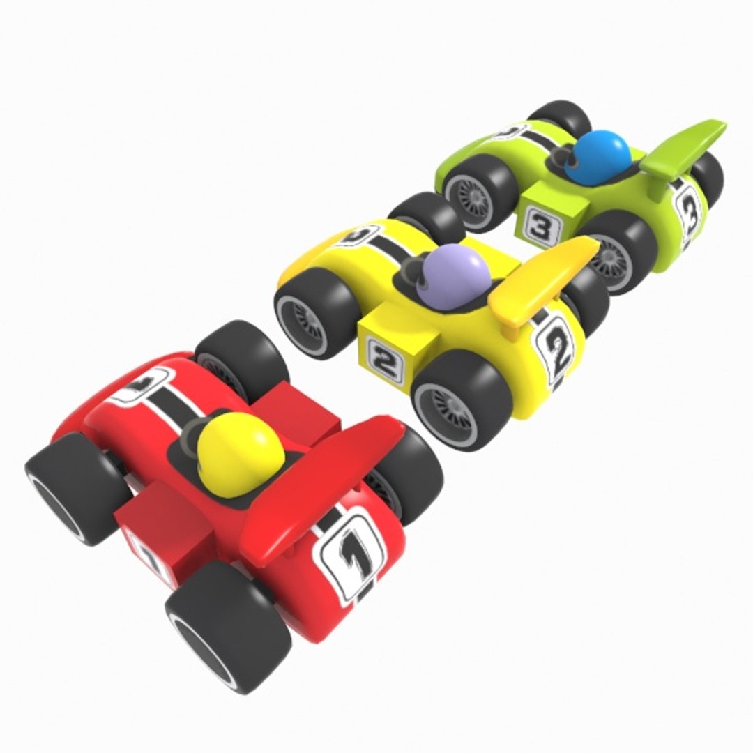 3D Racing Car Toon - TurboSquid 1392232
