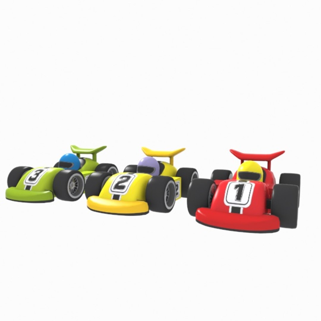 3D Racing Car Toon - TurboSquid 1392232