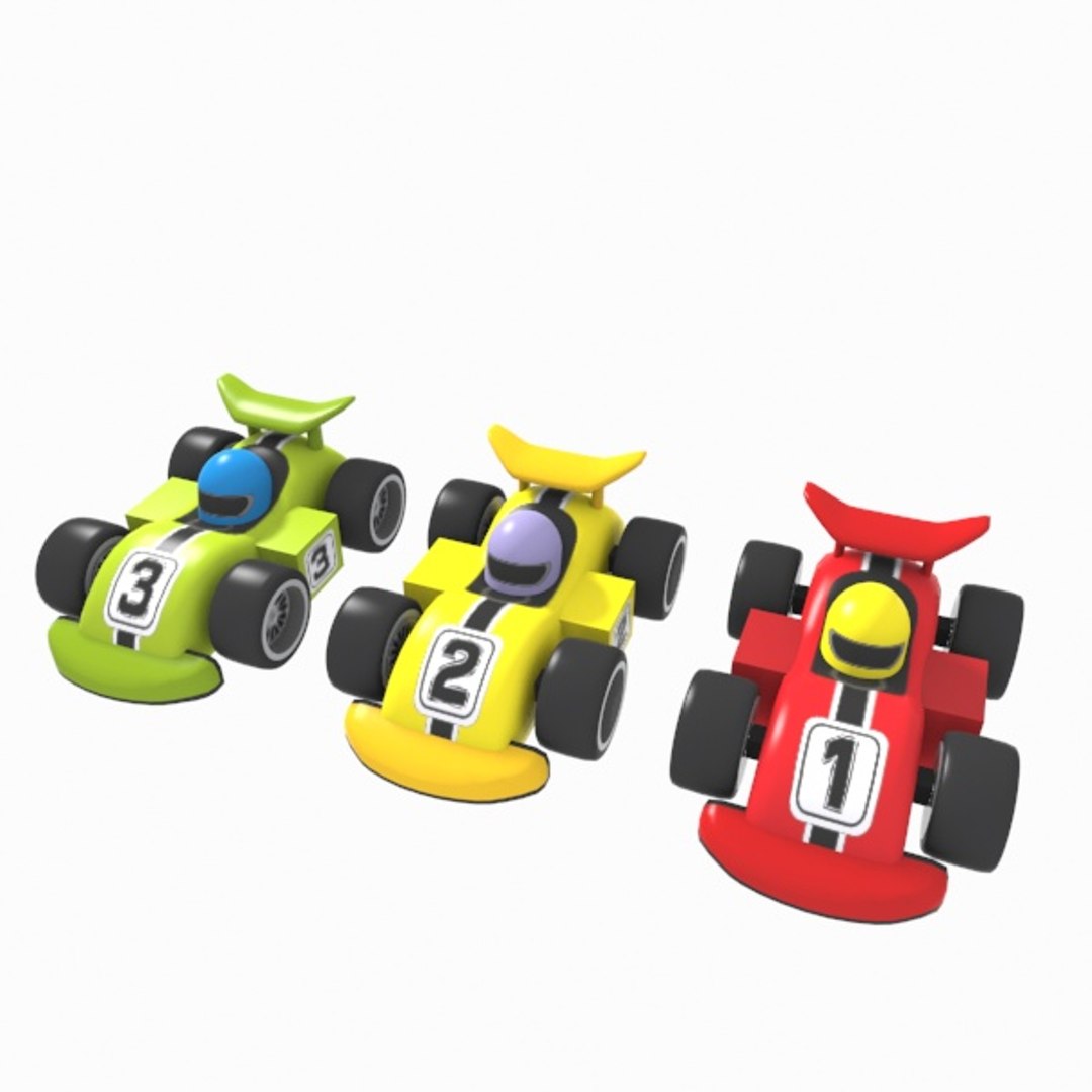 3D Racing Car Toon - TurboSquid 1392232