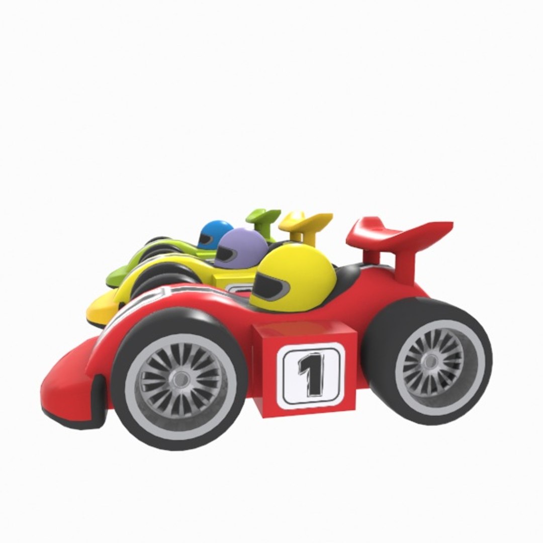 3D Racing Car Toon - TurboSquid 1392232