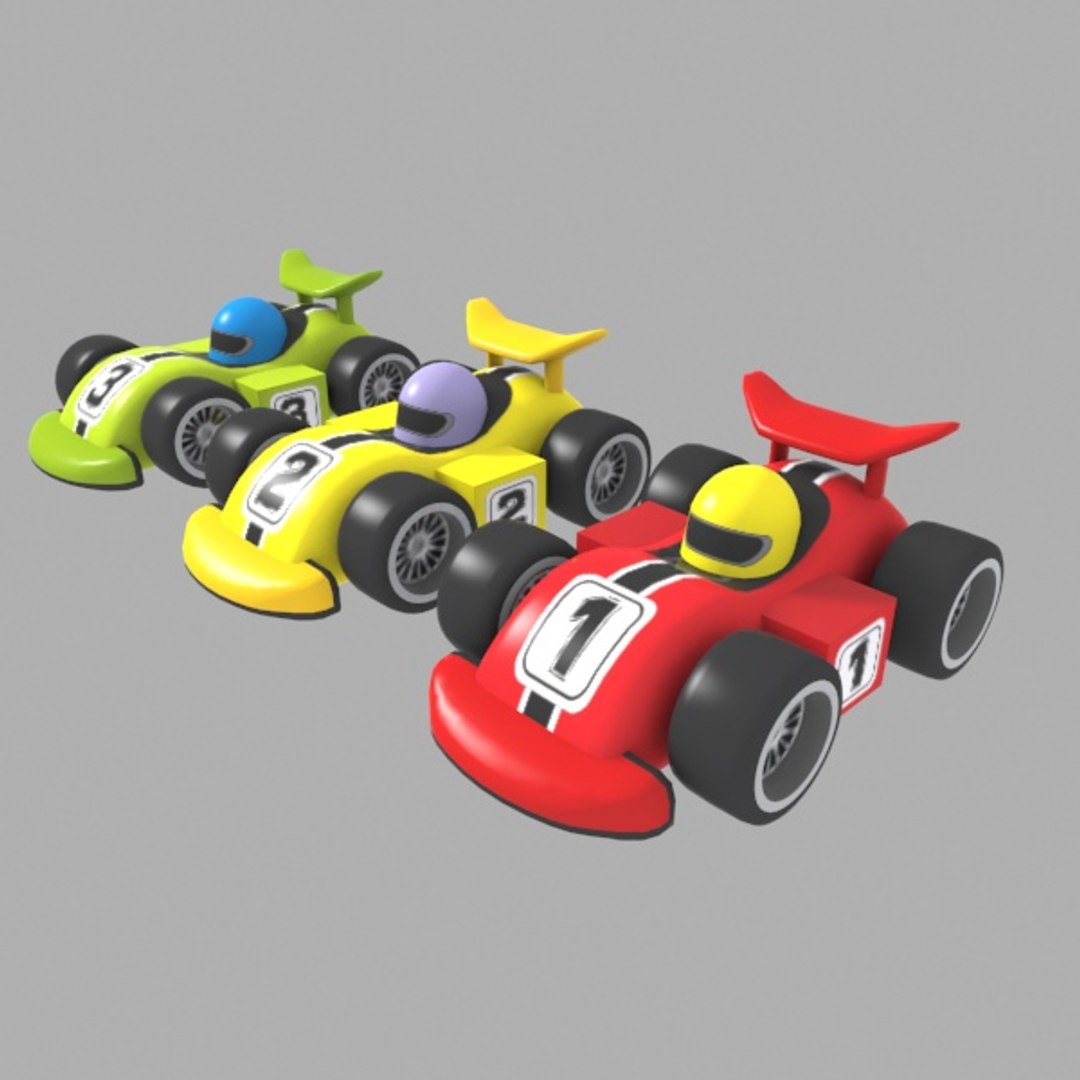 3D Racing Car Toon - TurboSquid 1392232