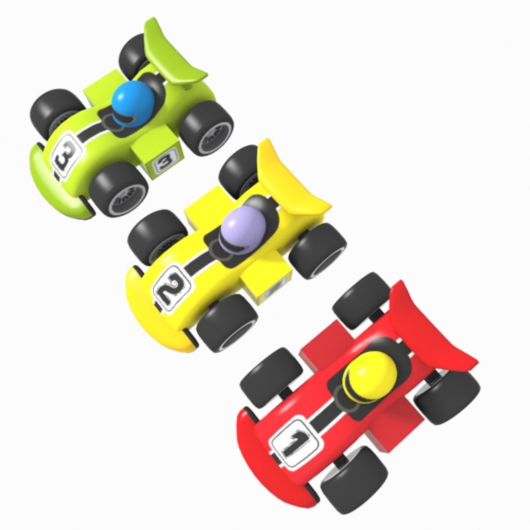 3D Racing Car Toon - TurboSquid 1392232