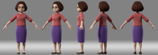 3D Teacher Models | TurboSquid