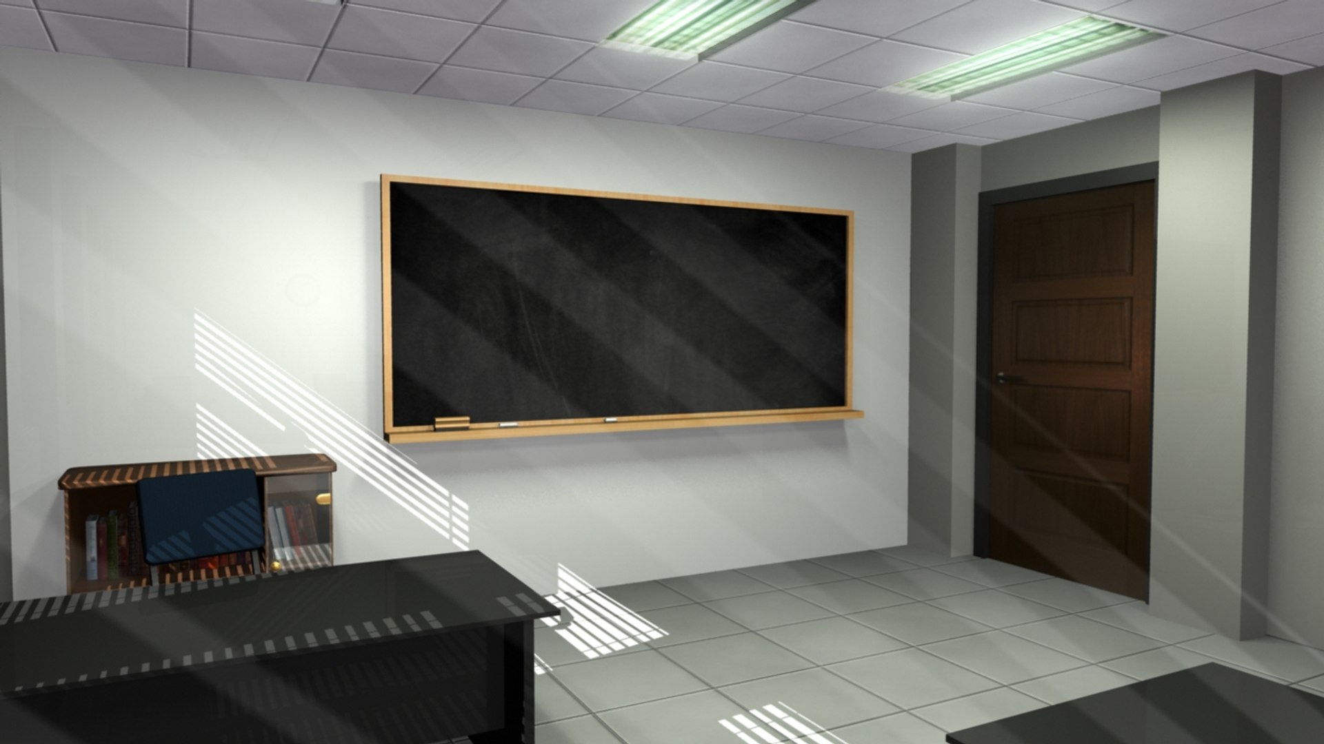 3D classroom board model - TurboSquid 1569639