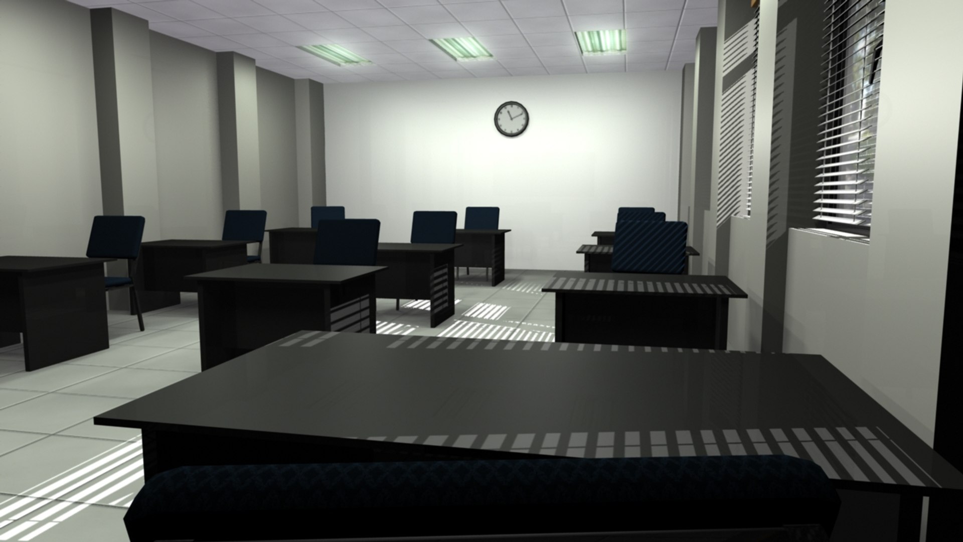 3D classroom board model - TurboSquid 1569639